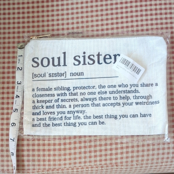 Bags | Soul Sister White Pouch | Poshmark